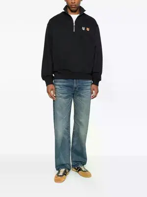Maison Kitsuné Fox-head Half-zip Sweatshirt