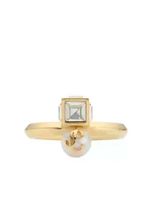 JIMMY CHOO Pearl And Crystal Ring