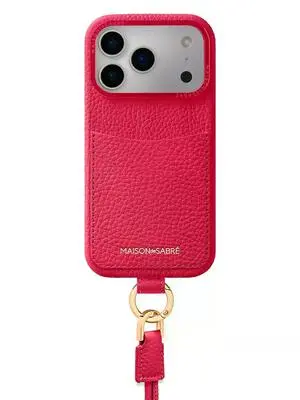 MAISON DE SABRE The Sling Card-slot Iphone 17 Pro Case - Pink
