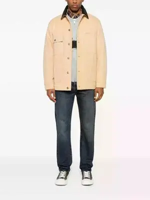 SKY HIGH FARM WORKWEAR Pocket Contrast Collar Jacket