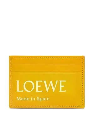 Loewe Logo-detail Card Holder - Yellow