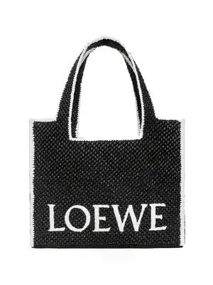 Loewe Large Raffia Tote Bag