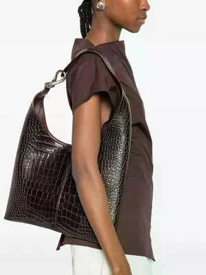 Soeur Mini Cosima Crocodile-effect Tote Bag