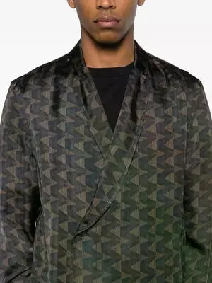 Giorgio Armani Geometric-patterned Blazer