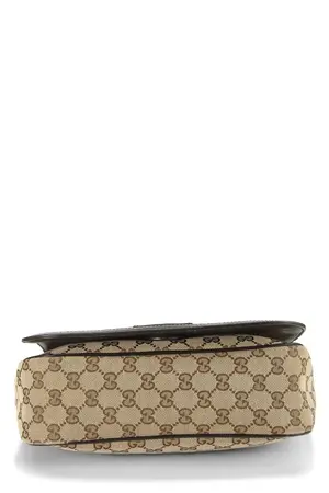 Gucci Original Gg Magnetic Flap Messenger - Brown