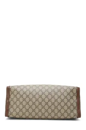 Gucci Original Gg Supreme Canvas Padlock Tote