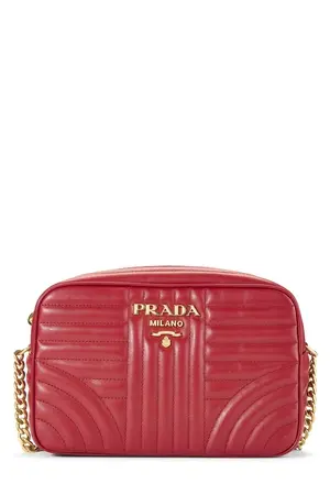 Prada Calfskin Diagramme Camera Bag