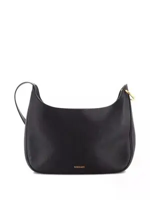 Versace La Medusa Leather Medium Hobo Bag