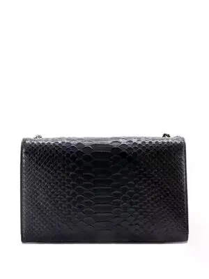 Saint Laurent Classic Monogram Python Embossed Leather Medium Crossbody Bag