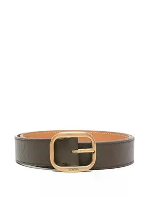 Loewe Leather Belt - Green
