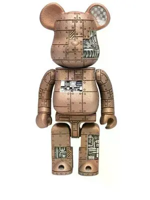 MEDICOM TOY X Royal Selangor Steampunk Be@rbrick Figure - Gold