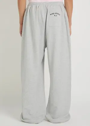 Acne Studios Logo-embroidered Cotton-blend Sweatpants
