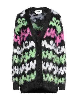 MSGM Multicolor Knitted Cardigan