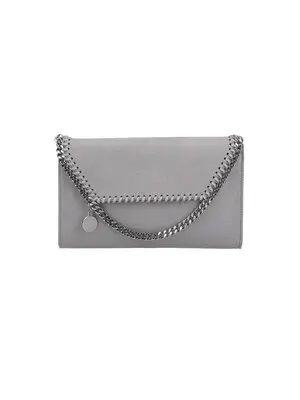 Stella McCartney Falabella Crossbody Wallet - Gray