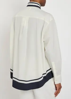 Jacquemus La Chemise Camargue Striped Cotton Shirt - Blue