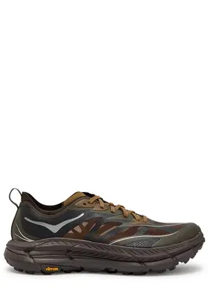 HOKA® Mafate Speed 4 Lite Mesh Sneakers - Brown