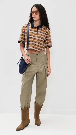 Isabel Marant Ceryne Striped Trousers