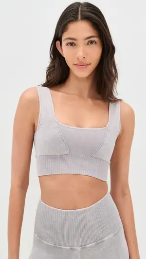 Free People Square Neck Good Karma Bra