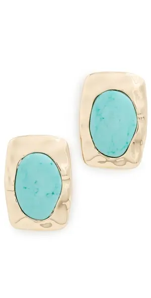 Ettika Stud Earrings - Turquoise