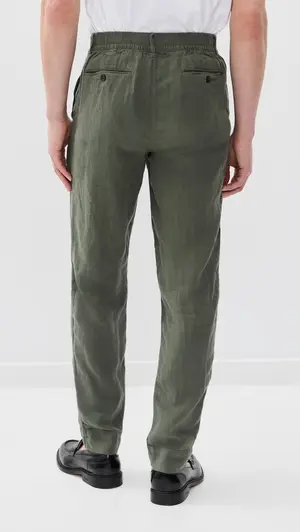 Polo Ralph Lauren Linen Pants - New Olive