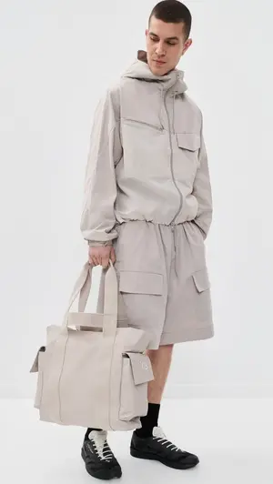 Y3 Technical Weave Tote - Brown