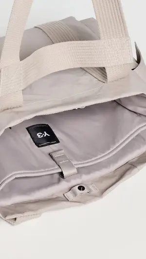 Y3 Technical Weave Tote - Brown