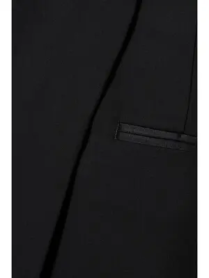 Brioni Barathea Gaia Wool Maxi Wrap Skirt