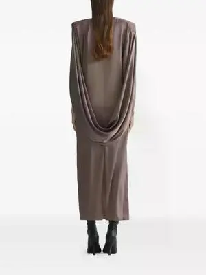 MUGLER Draped Scarf Dress