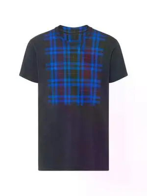 MAISON MARGIELA Check-panel T-shirt - Grey