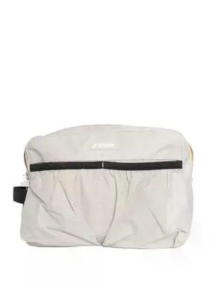 K-WAY Zip-top Shoulder Bag - White