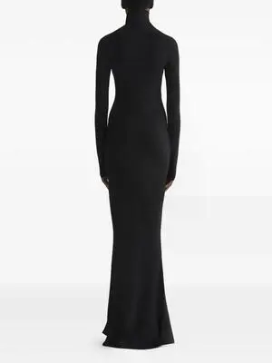 MUGLER High-neck Zip Dress - Black