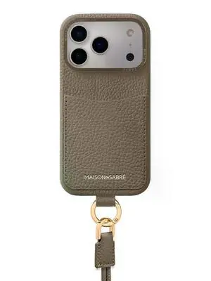 MAISON DE SABRE The Sling Card-slot Iphone 17 Pro Case - Neutrals