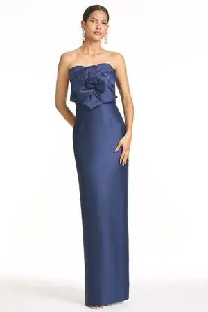 Sachin & Babi Sara Strapless Column Gown