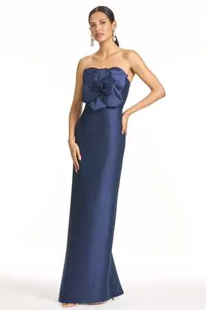Sachin & Babi Sara Strapless Column Gown