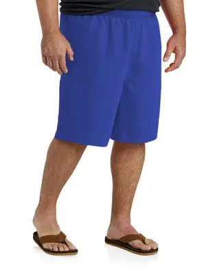 B+T ESSENTIALS Quick-dry Swim Trunks - Blue