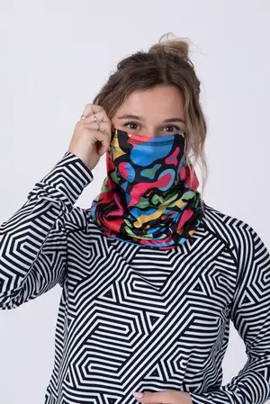 OOSC Printed Neck Warmer - Multicolor