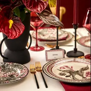 Marchesa Serengeti Porcelain Dinner Plate Set Of 4
