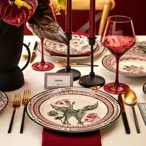 Marchesa Serengeti Porcelain Dinner Plate Set Of 4