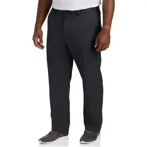B+T ESSENTIALS Big & Tall Microfiber Dress Pants - Black