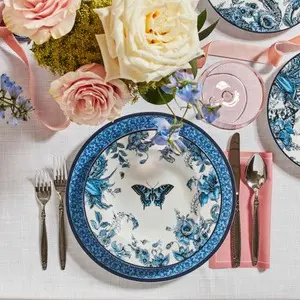 Marchesa Monarcha Porcelain Dinner Plate Set Of 4