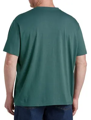 B+T ESSENTIALS Big & Tall 2-pk Tees - Green