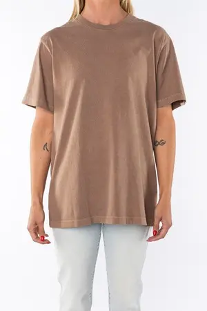 ARIKO Gender Inclusive Beach T-shirt - Brownstone
