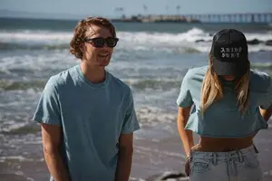 ARIKO Gender Inclusive Beach T-shirt - Ocean