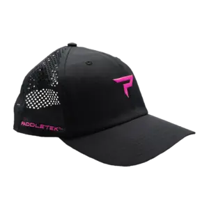 PADDLETEK Performance Icon Trucker Hat - Black/red