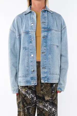 ARIKO Denim Jacket - Bleached Indigo