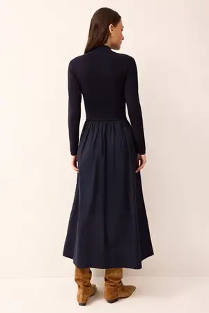 MARIE OLIVER Barrett Maxi Dress - Navy