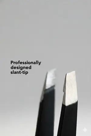 CLEVERMAN Precision Slant Tweezer - Black