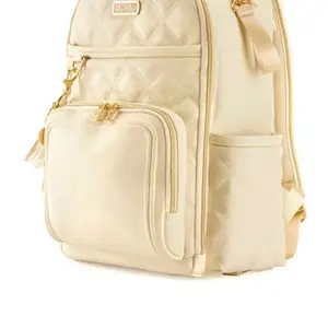 ITZY RITZY Boss Plus Large Diaper Backpack - Milk & Honey