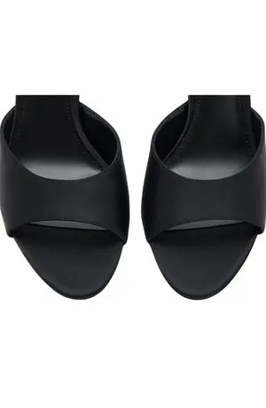 Mango Satin Slide Sandal