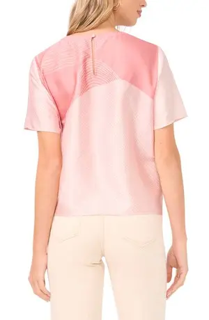 Vince Camuto Printed Boxy Top